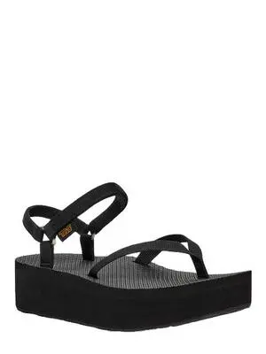 Teva Slim Flatform Sandal - Black