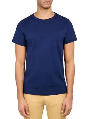 CON.STRUCT Slim Fit Solid Crew T-shirt - Navy