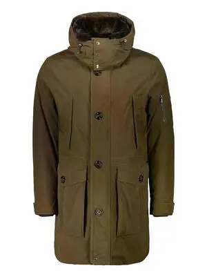 MOORER Ted-s1 Hooded Parka Coat - Green