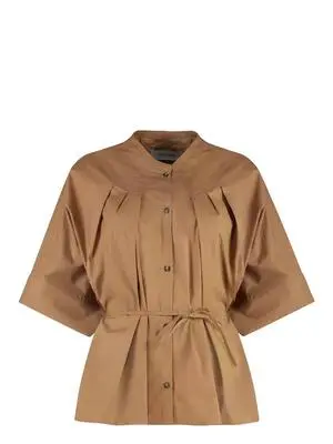 YVES SALOMON Yves Salomon Belted Shirt