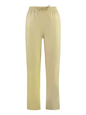 YVES SALOMON Leather Trousers - Yellow