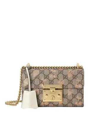 Gucci Padlock Small Shoulder Bag - Tan