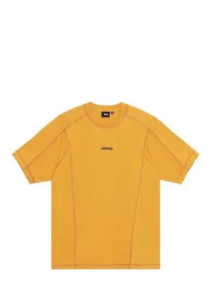 StÜssy Wave Short-sleeve Crew 'mustard - Orange