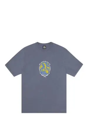 StÜssy Venus Oval Tee 'indigo - Blue
