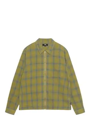 StÜssy Zip Twisted Yarn Plaid Shirt - Multicolor