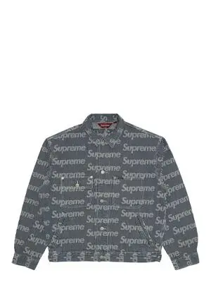 Supreme Denim Chore Trucker Jacket - Blue