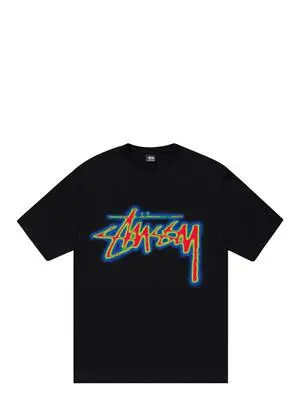 StÜssy Thermal Stock Tee - Black