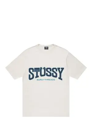 StÜssy Burly Threads Pigment Dyed Tee 'natural - Cream