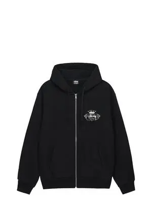 StÜssy Built To Last Zip Hoodie - Black