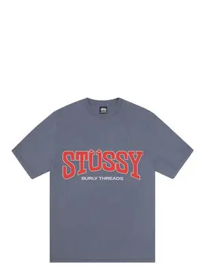 StÜssy Burly Threads Tee 'indigo - Blue
