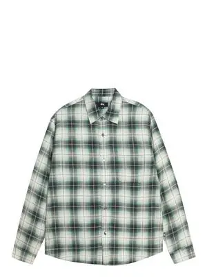 StÜssy Matthew Printed Plaid Shirt - Green
