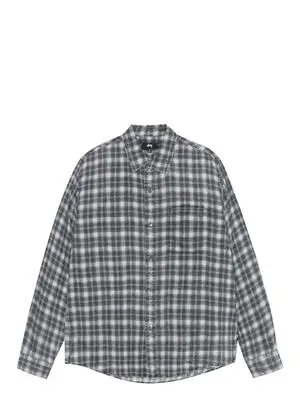 StÜssy Matthew Printed Plaid Shirt - Blue