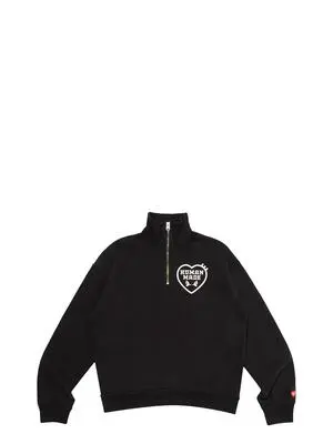 HUMAN MADE Military Half-zip Sweatshirt - Black