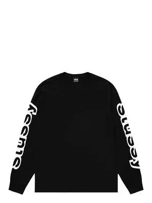 StÜssy Sideways Long-sleeve Tee - Black