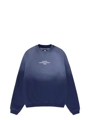StÜssy Raglan Sleeve Crew - Blue