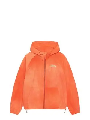 StÜssy Beach Shell Wave Dye Zip Hoodie - Orange