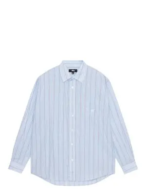 StÜssy Classic Striped Shirt 'light - Blue