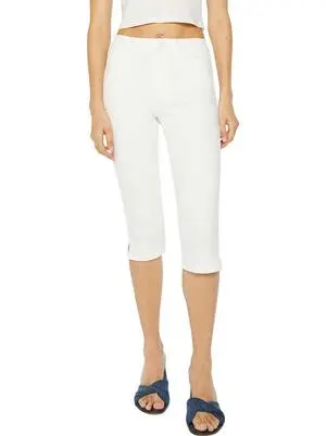 MOTHER The Stunner High-waist Capri Jeans - Fairest Of Them All