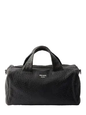 Prada Nappa Leather Duffle Bag - Black
