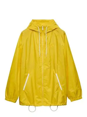 Prada Prada Lightweight Re-Nylon Rain Jacket Citron Yellow