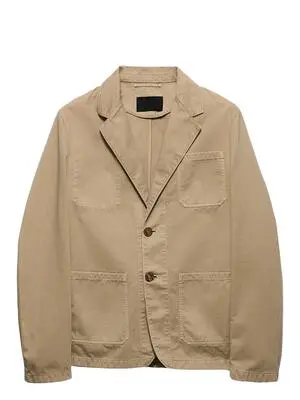 Prada Single-breasted Cotton Jacket - Cord