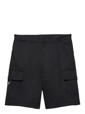 Prada Cotton Bermuda Shorts - Black