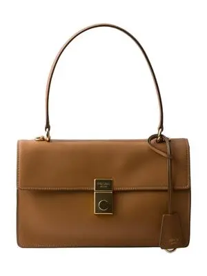 Prada Soft Sound Medium Shoulder Bag - Caramel