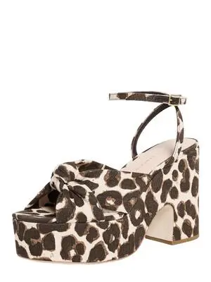 LOEFFLER RANDALL Platform Sandals - Leopard
