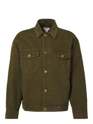 Bottega Veneta Denim Trucker Jacket - Green