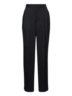 Bottega Veneta High-rise Tapered Trousers - Black