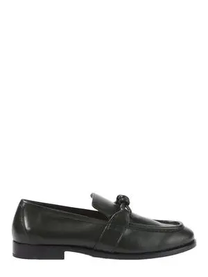 Bottega Veneta Astaire Leather Loafers - Green