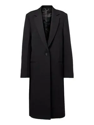 TOTEME Wool-blend Canvas Coat - Black