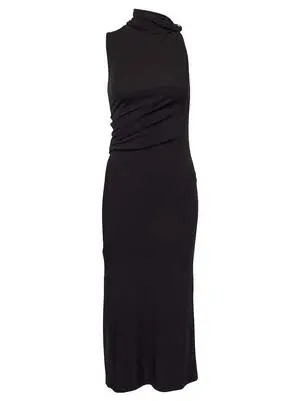 COURREGES Draped Maxi Dress - Black