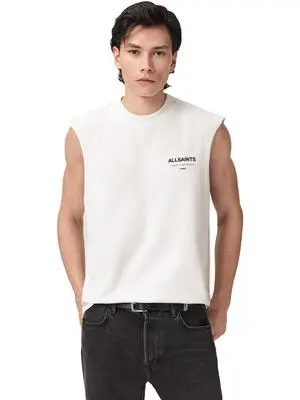 ALLSAINTS Underground Sleeveless Crew Neck T-shirt - White