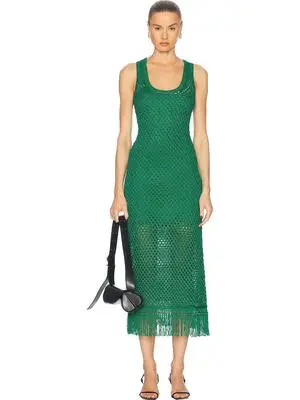 SIMONMILLER Roca Crochet Dress - Gummy Green