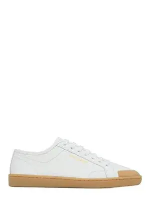Saint Laurent Low Top Sneakers - Blanc Optique Smooth Leather