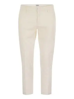 DONDUP Dondup Alfredo Slim-Fit Cotton Trousers