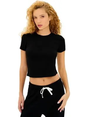 Splits59 Jennie Jersey Tee - Black