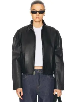 GRLFRND Eastman Leather Jacket - Black