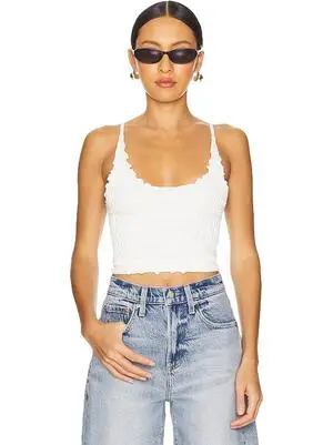 Free People Pucker Up Seamless Top - Ivory