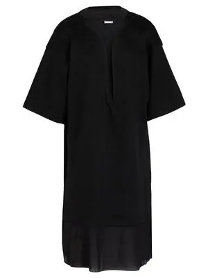 Victoria Beckham Cutout Paneled Dress - Black