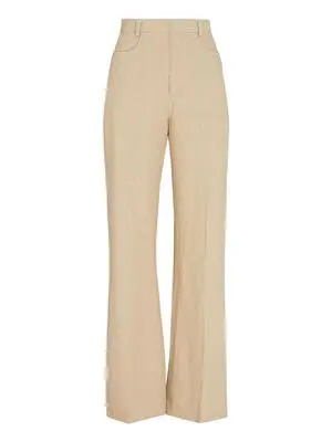 JACQUEMUS JACQUEMUS Linen-Canvas Flared Pants