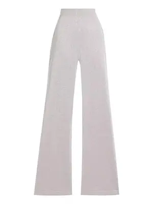 Missoni Missoni Metallic Knit Bootcut Pants Lilac