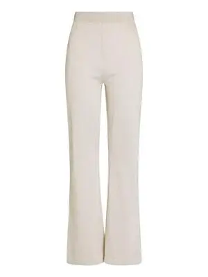 Missoni Missoni Metallic Knit Bootcut Pants Platinum