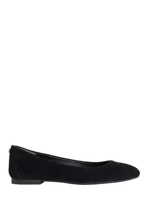 STUART WEITZMAN Gabby Suede Ballet Flats - Black