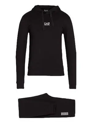 EA7 Cotton Tracksuit - Black
