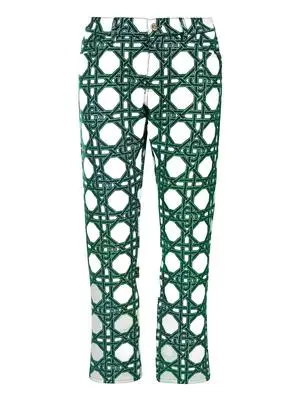 CASABLANCA Casablanca Monogram Print Trousers
