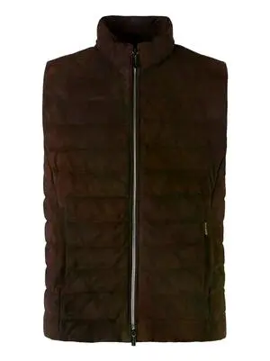 MOORER Moorer Calaf Gilet Brown