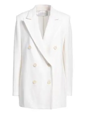 Harris Wharf London Double-breasted Blazer - White