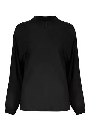 Herno Relaxed-fit Long-sleeve Sweater - Black